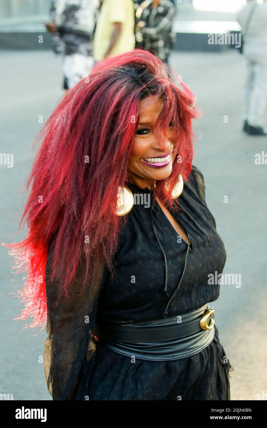 Chaka Khan at the Coach fashion show during Spring/Summer 2022 ...