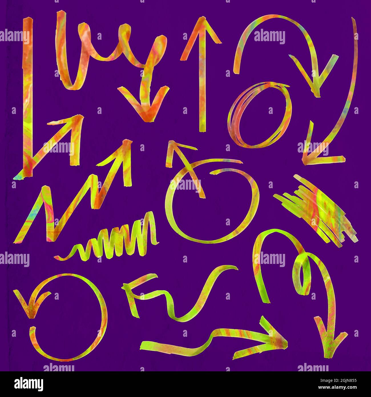 Highlighter Arrow High Resolution Stock Photography and Images - Alamy