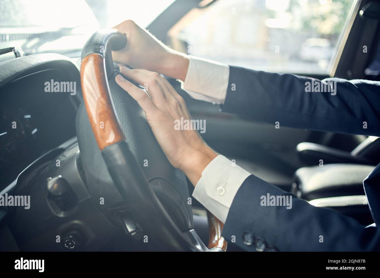 White official taxi hi-res stock photography and images - Alamy