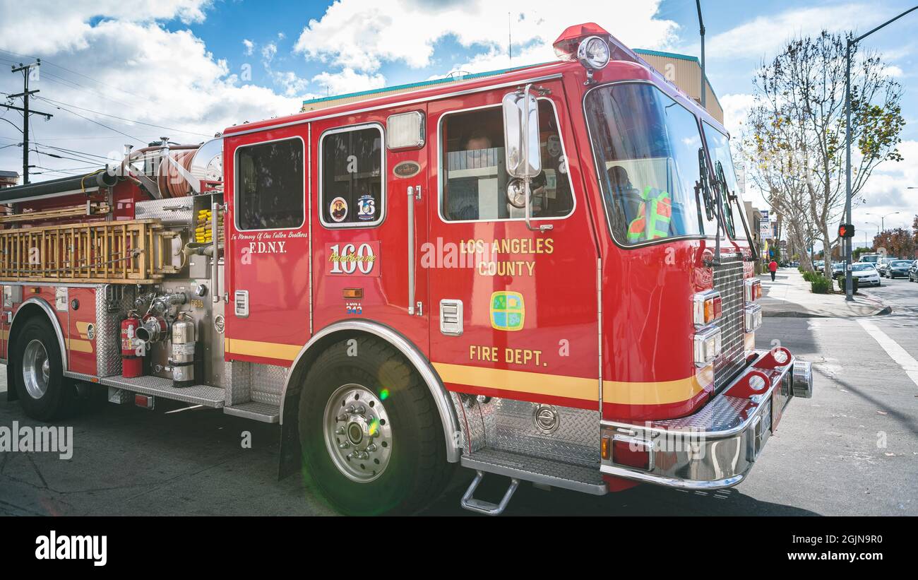Los angeles fire hi-res stock photography and images - Alamy