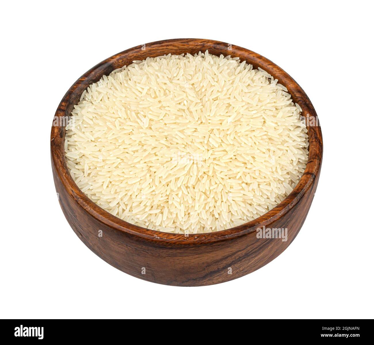 Rice isolated on white background, top view Stock Photo - Alamy