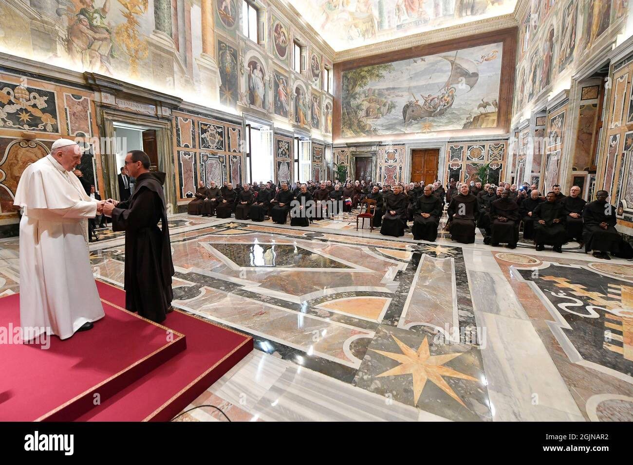 Rome, Italy. 11th Sep, 2021. September 11, 2021 : Pope Francis received ...