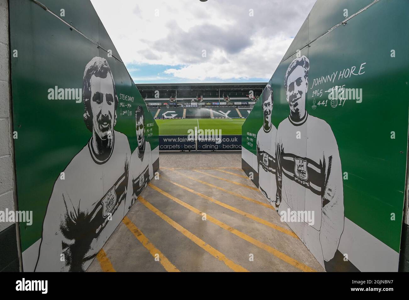 Plymouth home park view hi-res stock photography and images - Alamy
