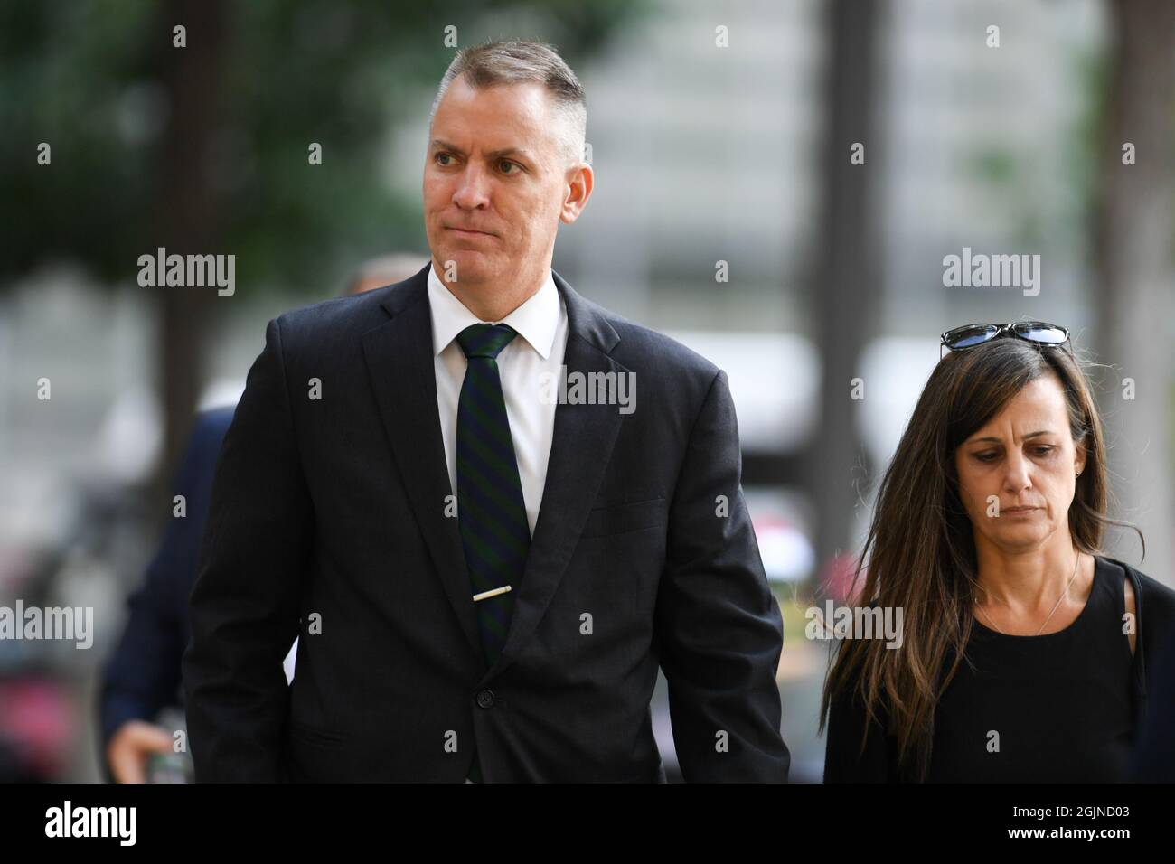 New York City, USA. 11th Sep, 2021. Police commissioner Dermot Shea ...