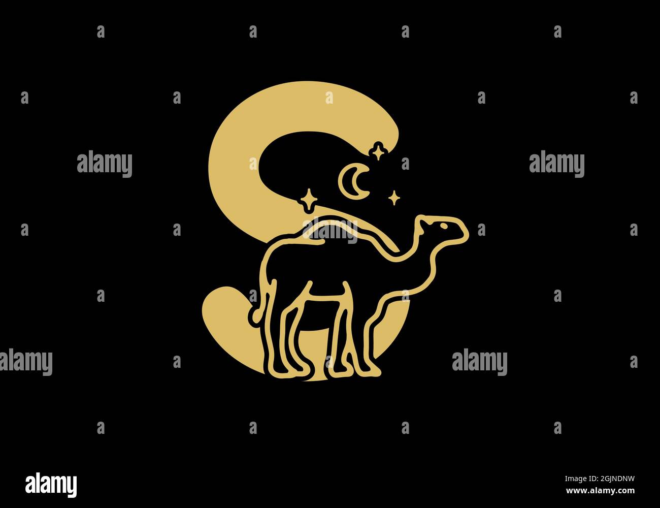 brown color of S initial letter with camel shape design Stock Vector ...