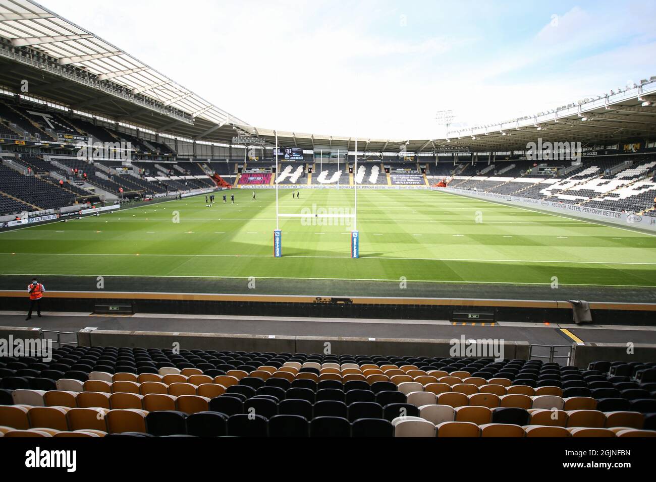 General ground view of the MKM Stadium Stock Photo - Alamy