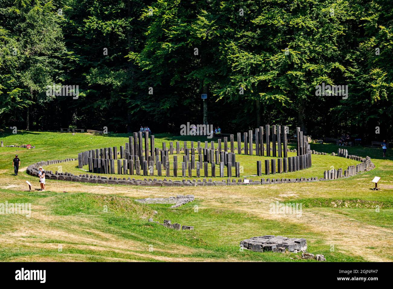 The Dacian Ruins of Sarmizegetusa Regia in Romania Stock Photo - Alamy