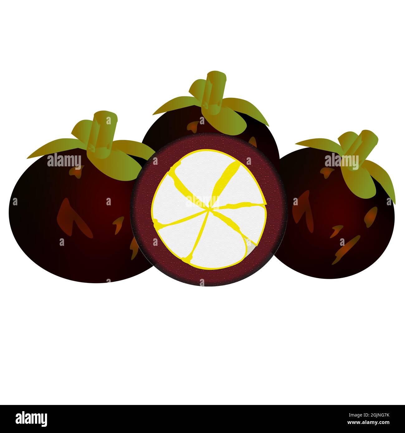 Illustration pomegranate fruit cartoon Cut Out Stock Images & Pictures ...