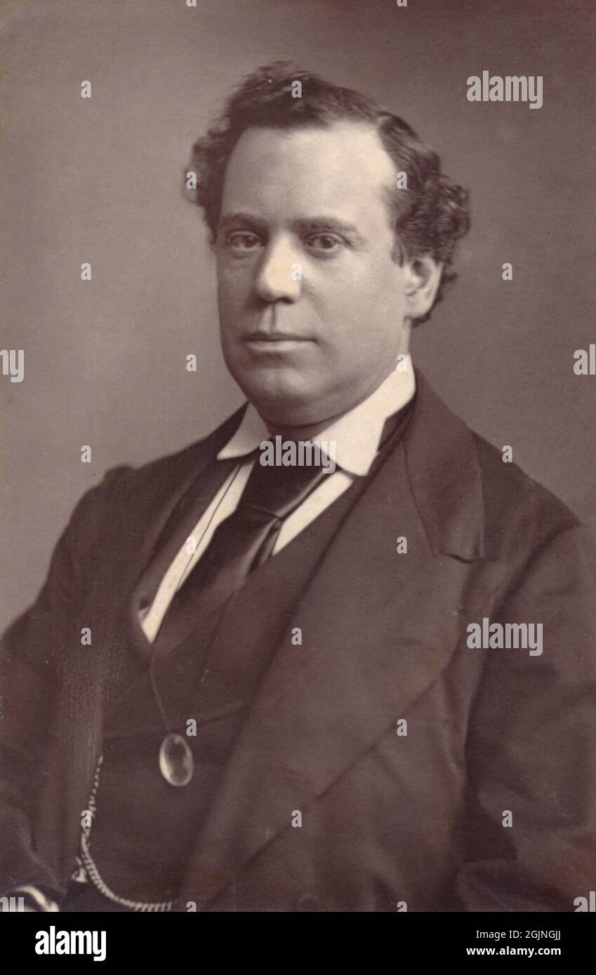 John Lawrence Toole, English comic actor (1830-1906) about 1870 Stock ...