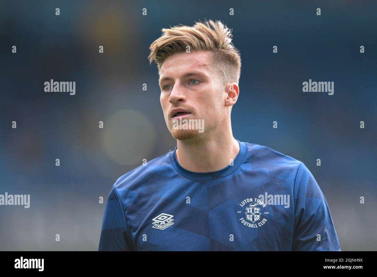 Reece Burke #16 of Luton Town in action Stock Photo - Alamy