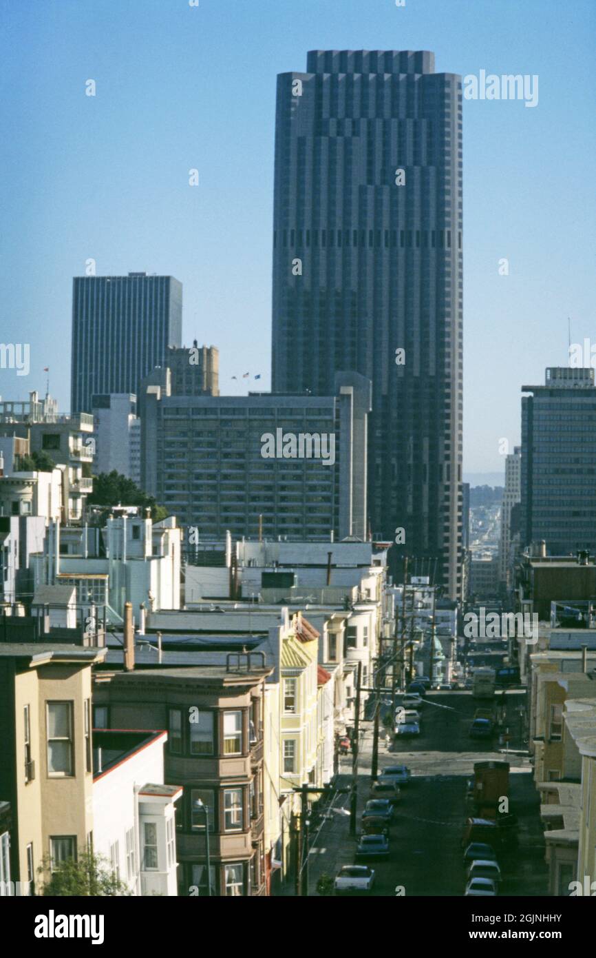Skyscraper, San Francisco, USA, 1977 Stock Photo - Alamy