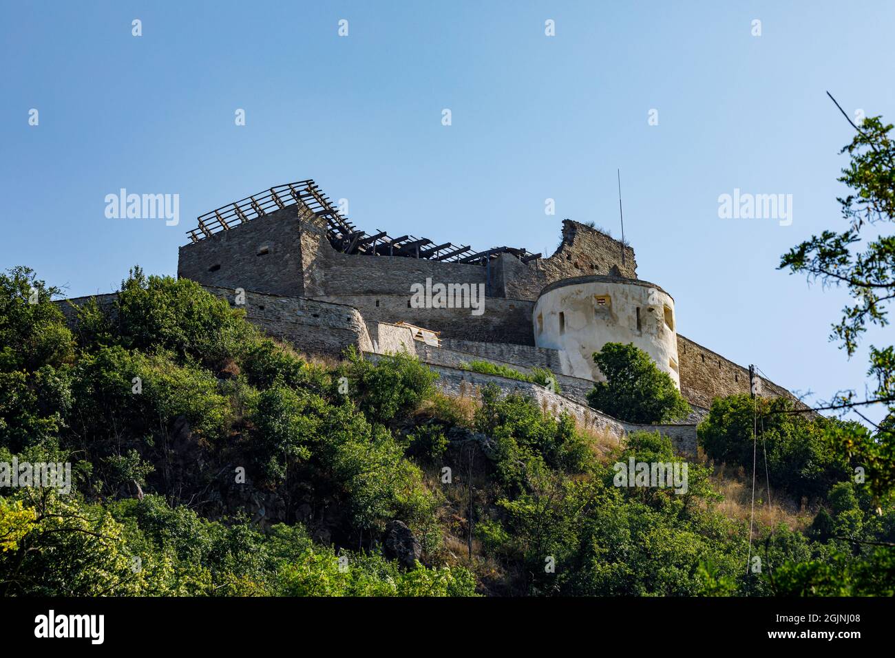 The Deva Castle in Romania Stock Photo - Alamy