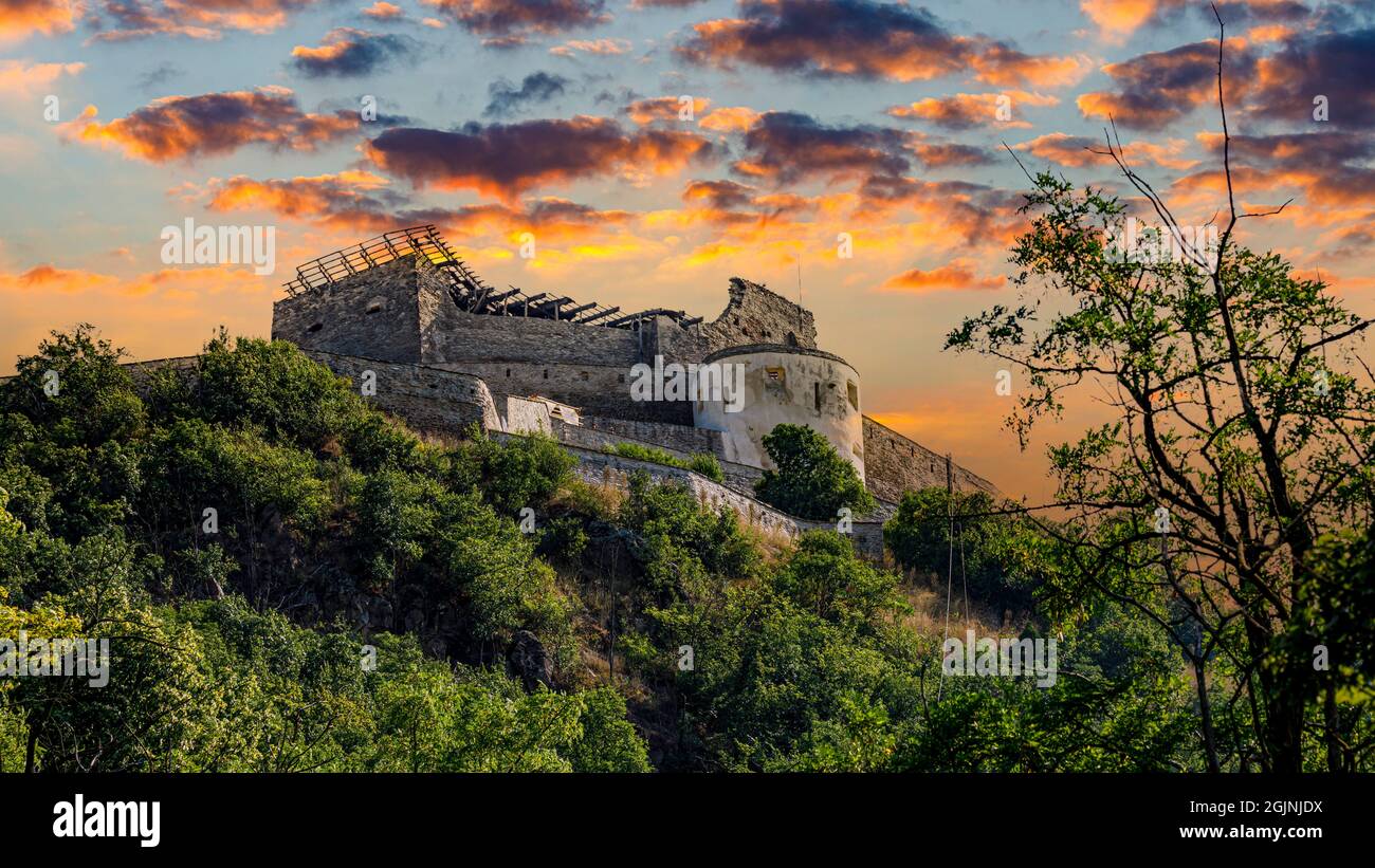 The Deva Castle in Romania Stock Photo - Alamy