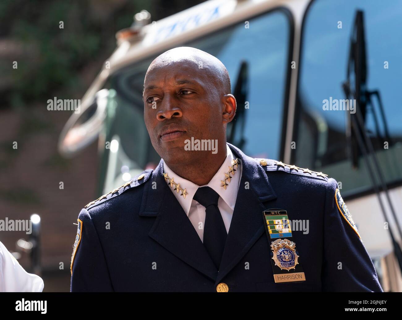 New York, NY - September 10, 2021: Police Department Chief Rodney ...