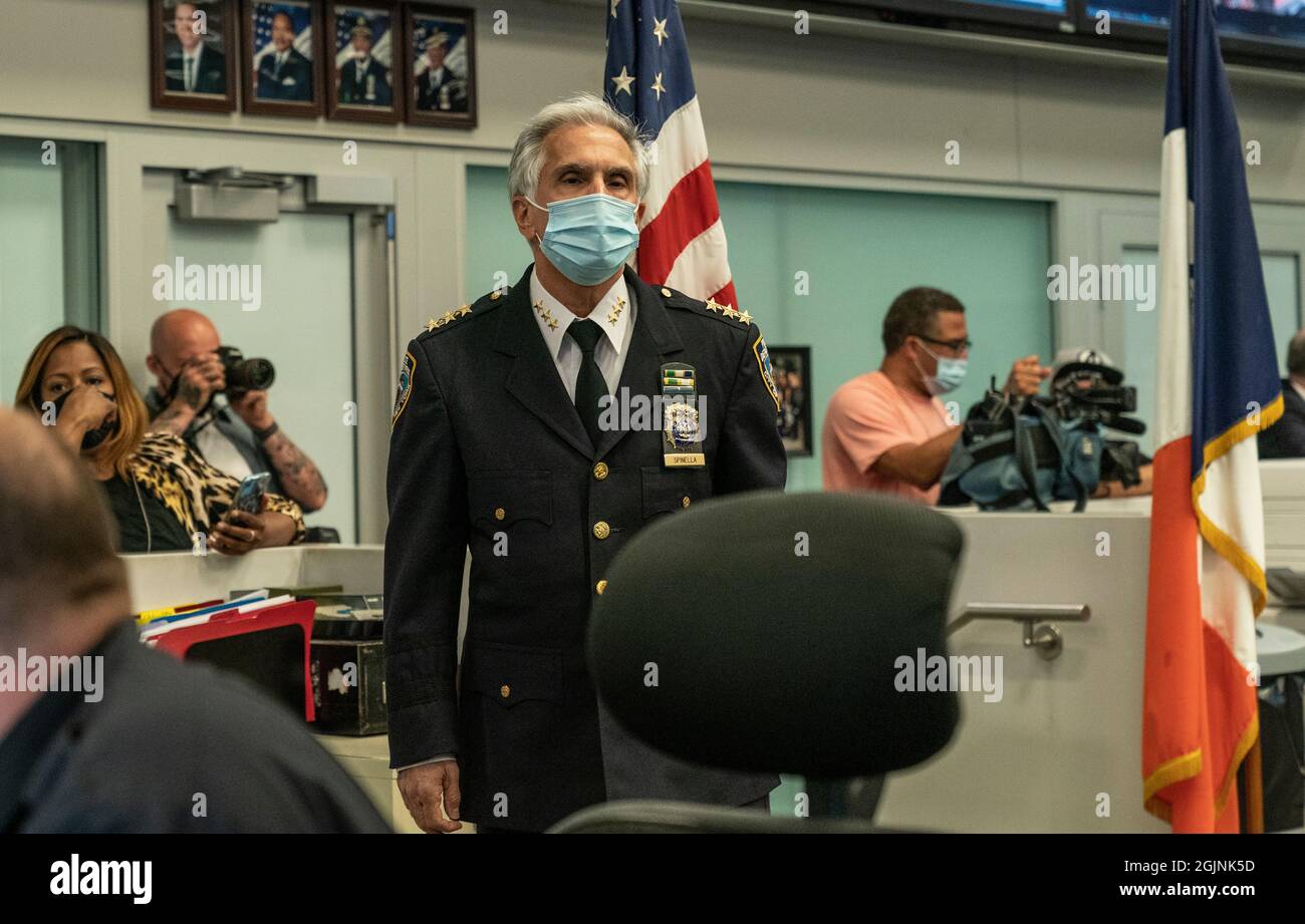 New York, NY - September 10, 2021: Chief of Operations Raymond Spinella ...