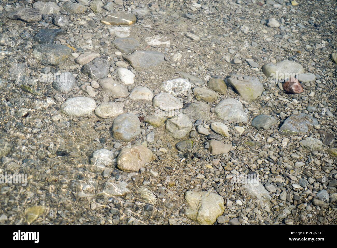 Close up of small stones and pebbles on rocky ground Stock Photo - Alamy