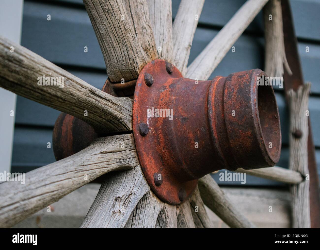 Oxcart wheel hi-res stock photography and images - Alamy