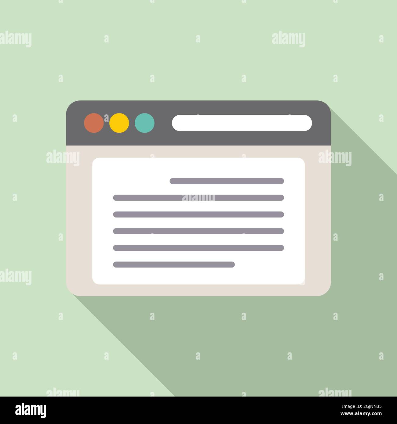 Mobile browser icon flat vector. Screen website Stock Vector Image ...