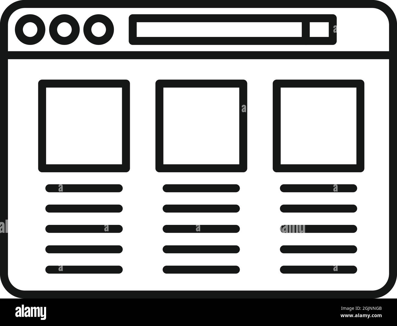 Search bar icon video Cut Out Stock Images & Pictures - Alamy