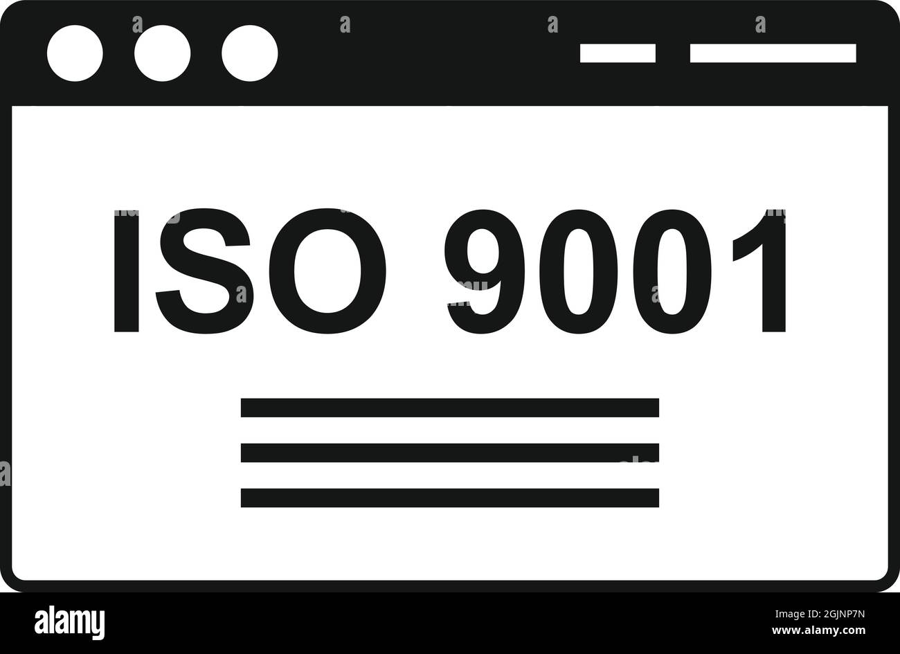 Iso standard icon simple vector. Quality policy Stock Vector Image ...