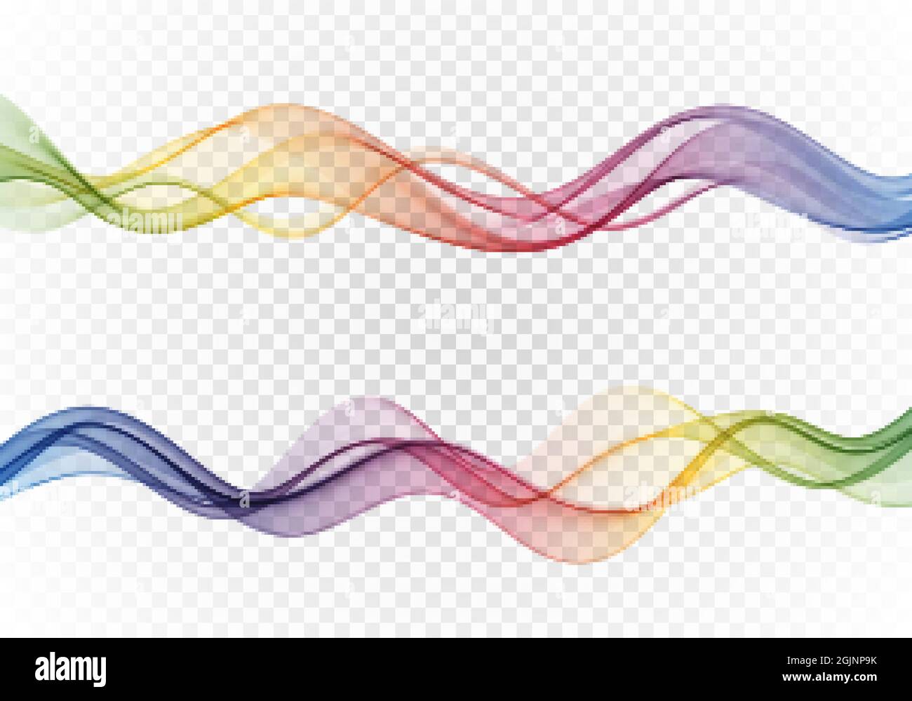 Abstract flow of colored waves .Vector background wave color spectrum ...