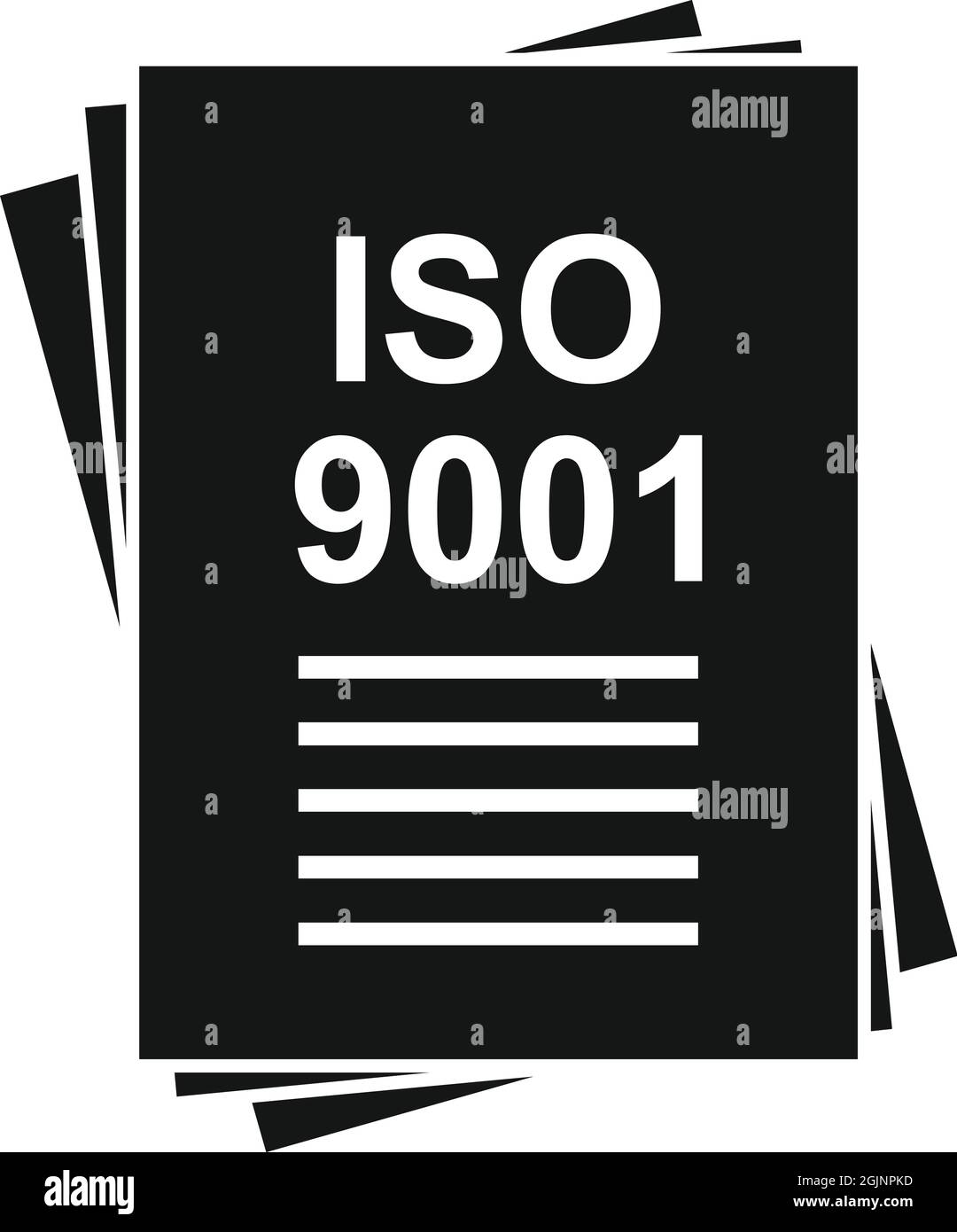 Standard rule icon simple vector. Quality policy Stock Vector Image ...