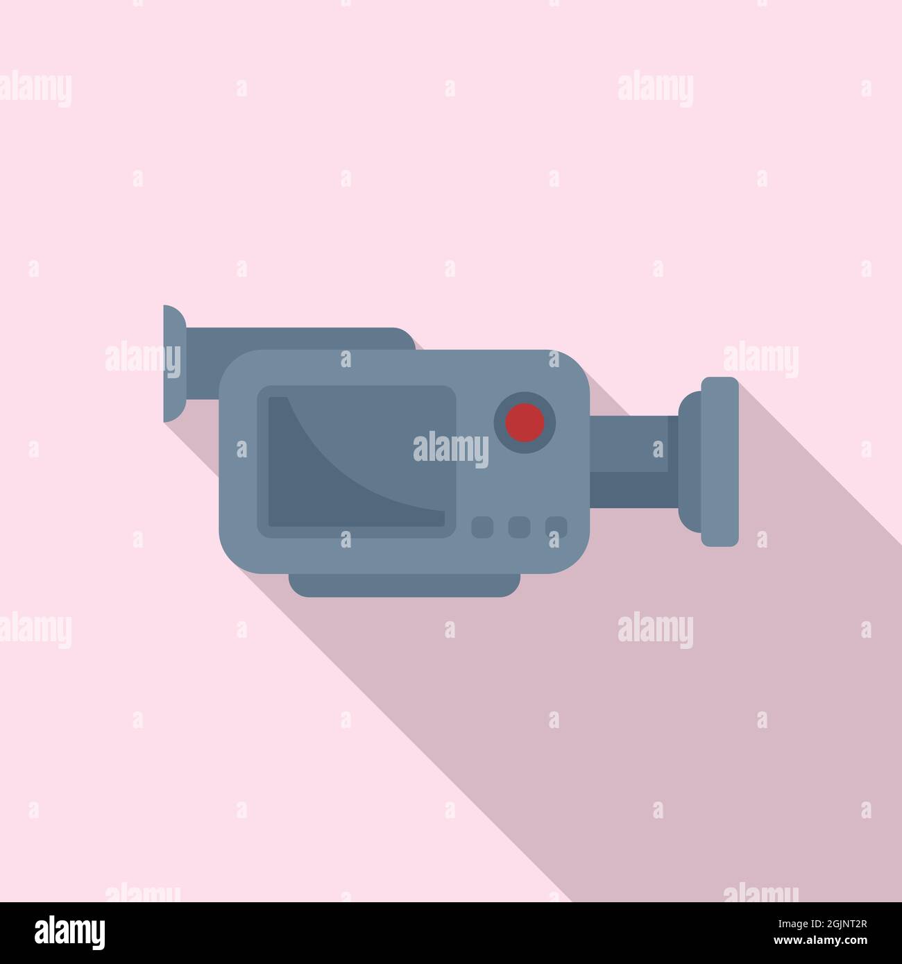 Tv camera icon flat vector. Live video Stock Vector Image & Art - Alamy