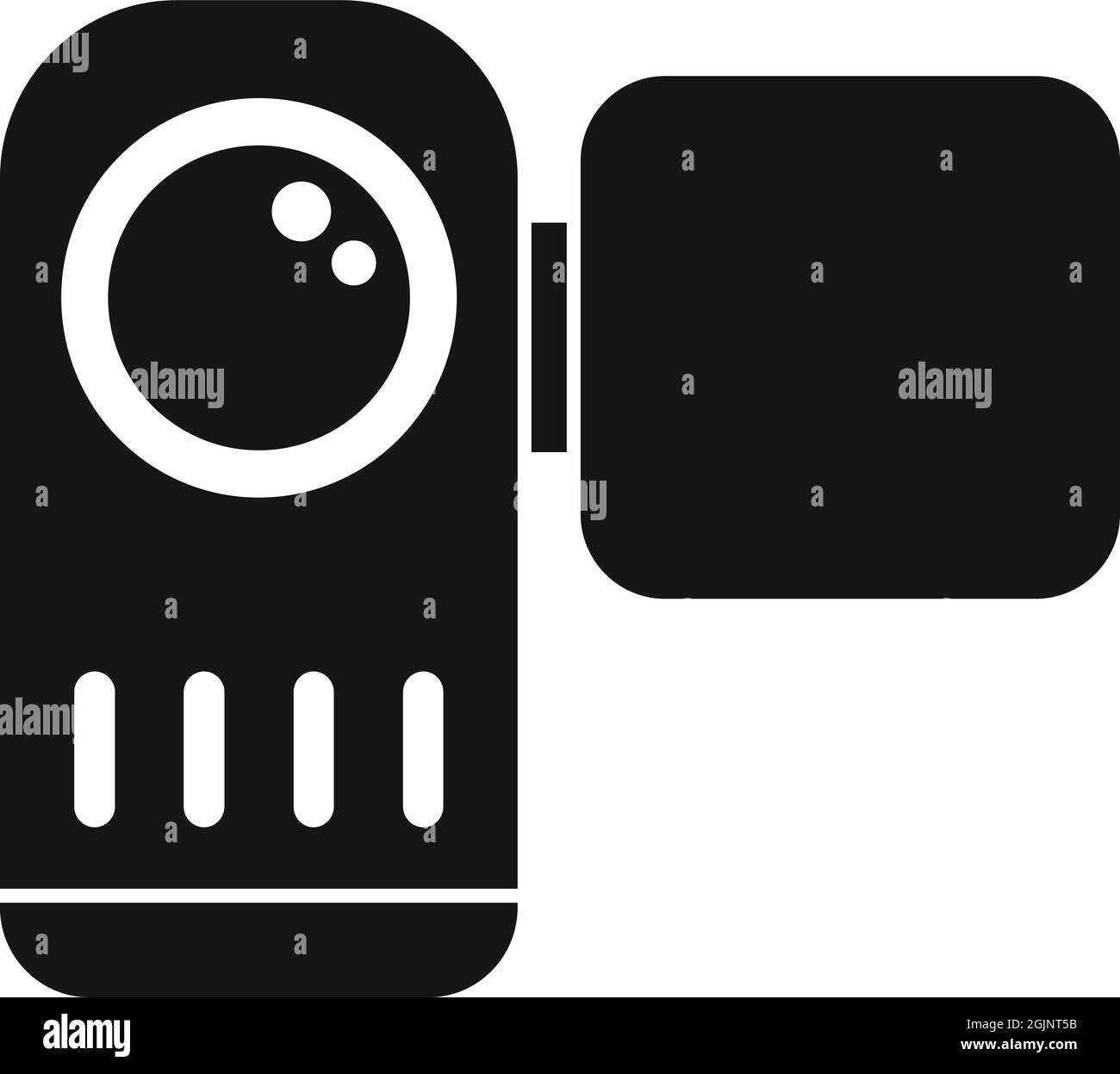 Stream camera icon simple vector. Live video Stock Vector Image & Art ...