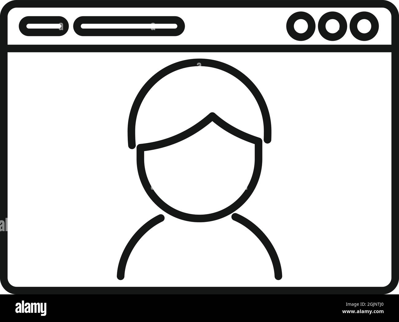 Video online icon outline vector. Live stream Stock Vector Image & Art ...