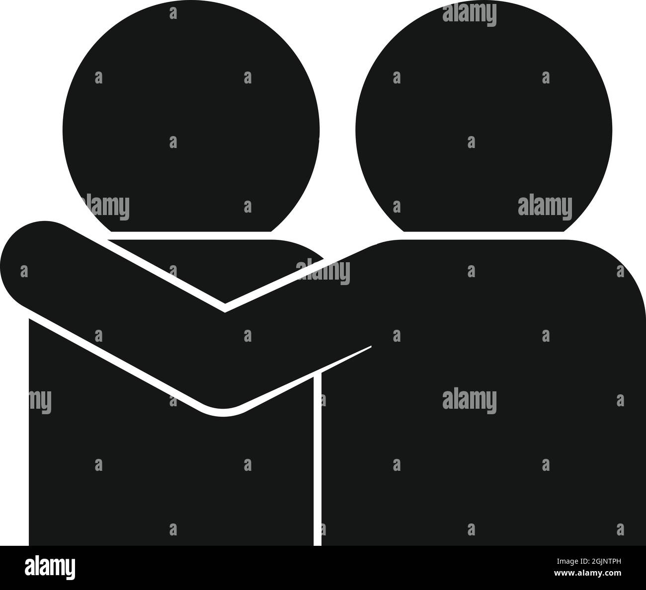 Trust team icon simple vector. Job partnership Stock Vector Image & Art ...