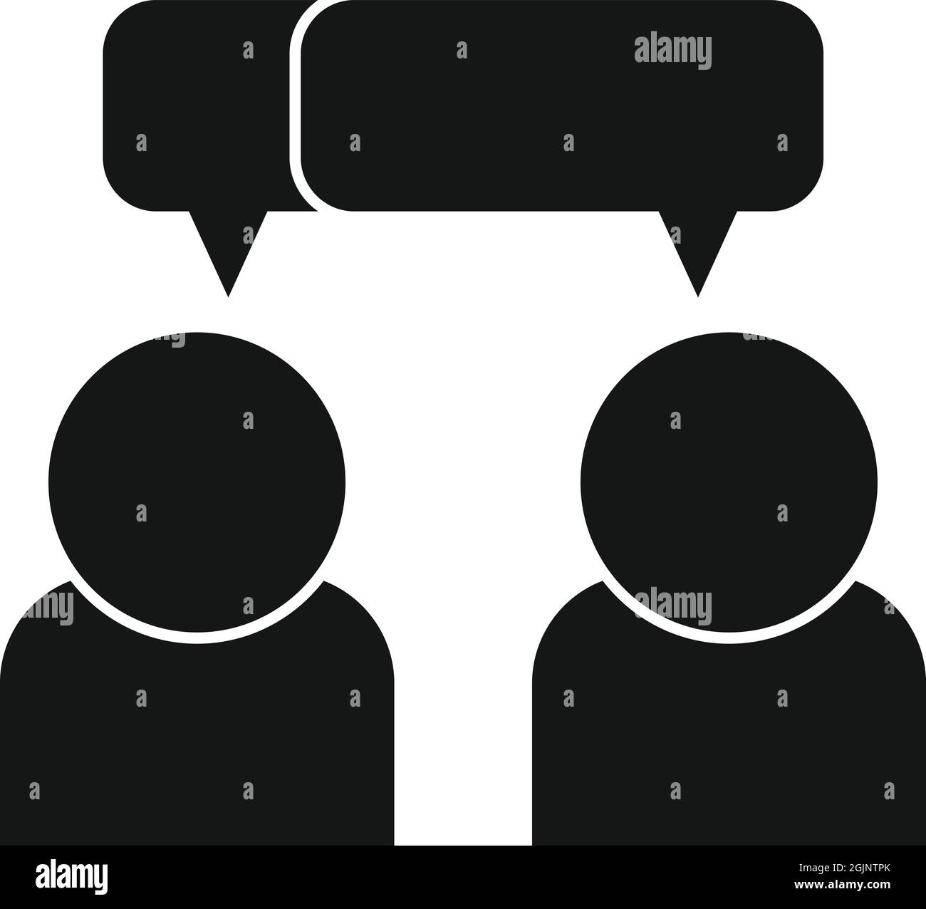 Introduction conversation Cut Out Stock Images & Pictures - Alamy