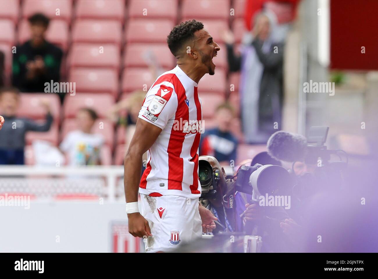 Stoke On Trent, UK. 11th Sep, 2021. Jacob Brown of Stoke City ...