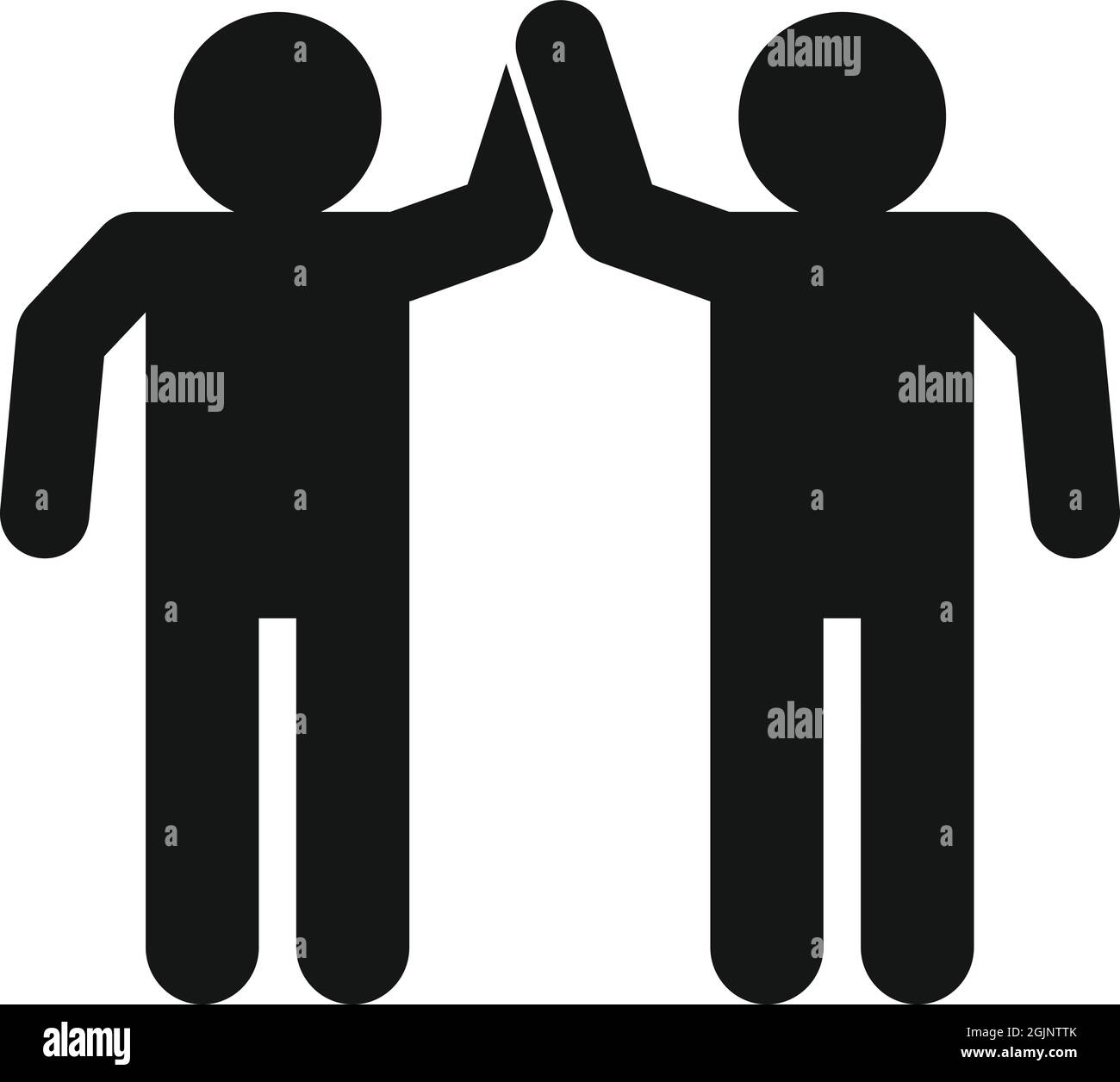 Trust people icon simple vector. Business deal Stock Vector Image & Art ...