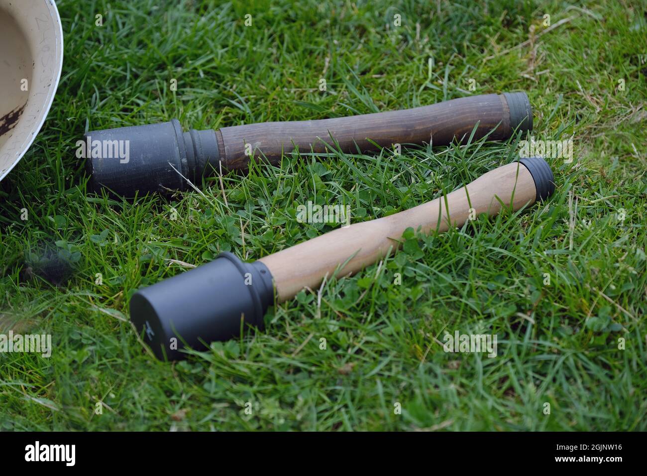 The Stielhandgranate (German for "stick hand grenade") was a German ...