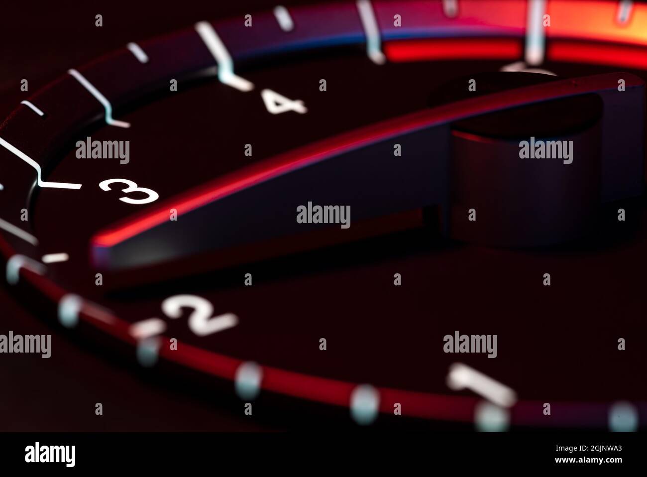 Rpm car odometer detail symbol of power and speed Stock Photo - Alamy