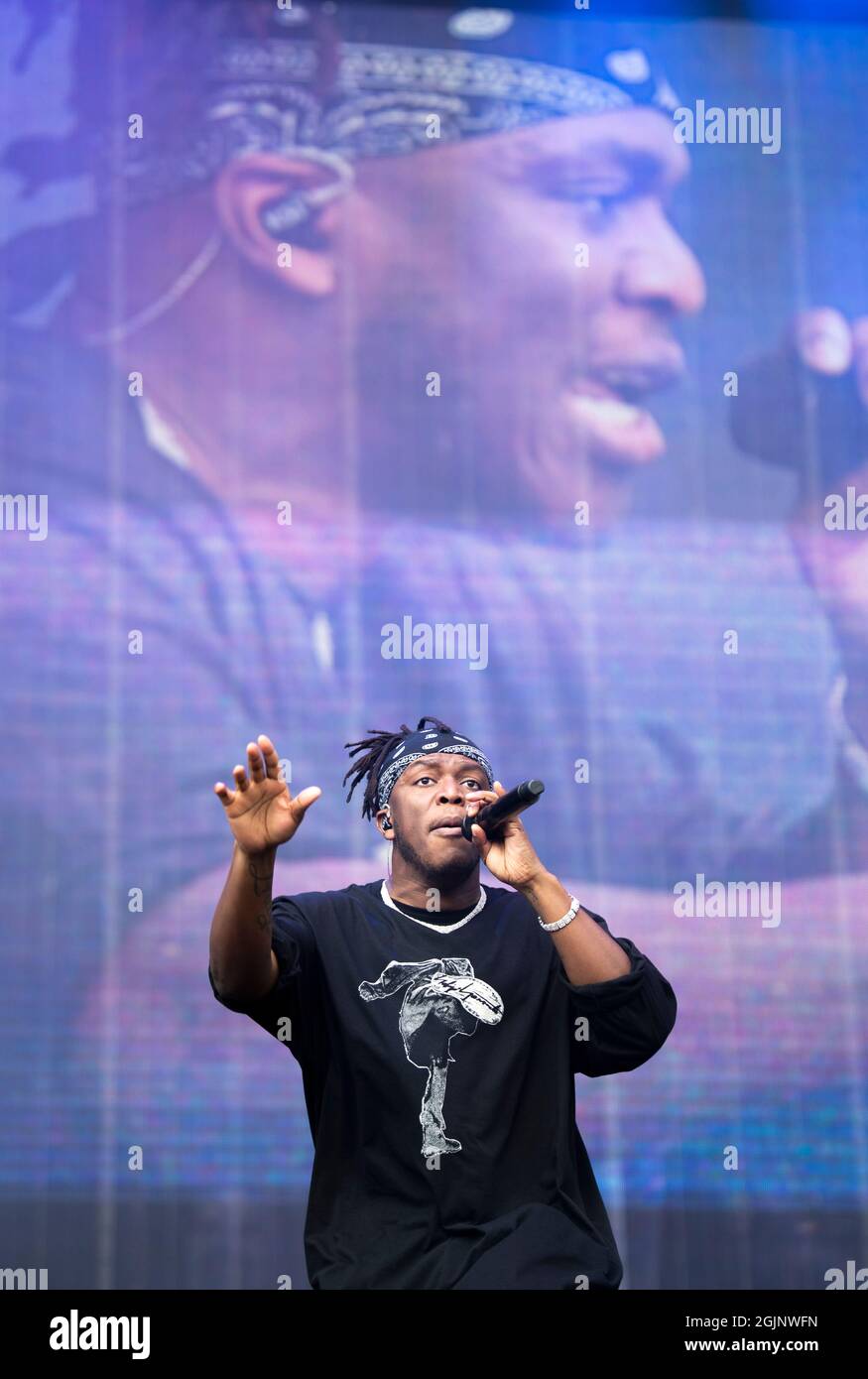 KSI performing at the TRNSMT Festival at Glasgow Green in Glasgow ...
