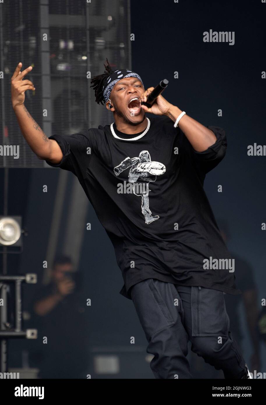 KSI performing at the TRNSMT Festival at Glasgow Green in Glasgow ...