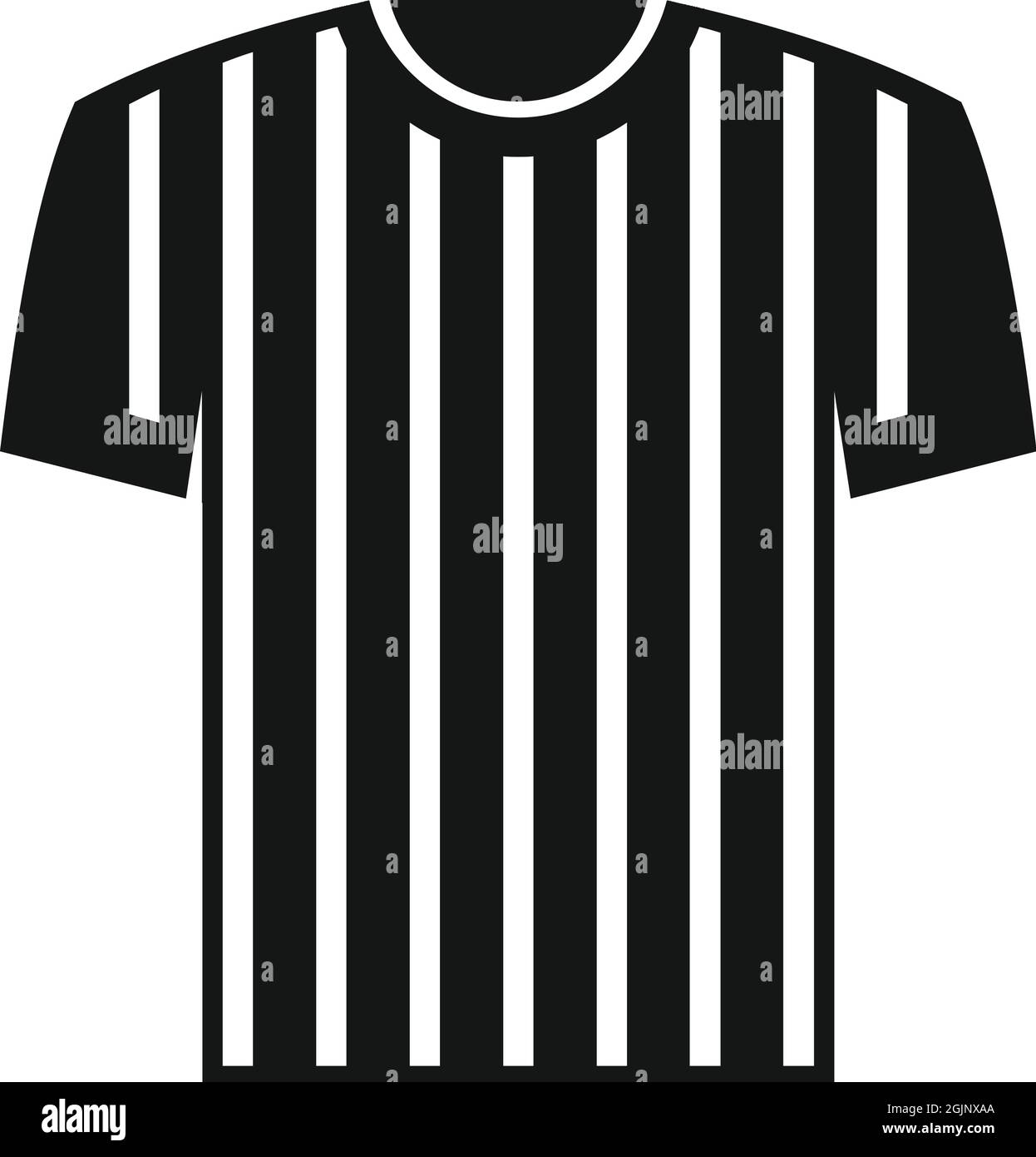 Referee shirt icon simple vector. Judge penalty Stock Vector Image ...