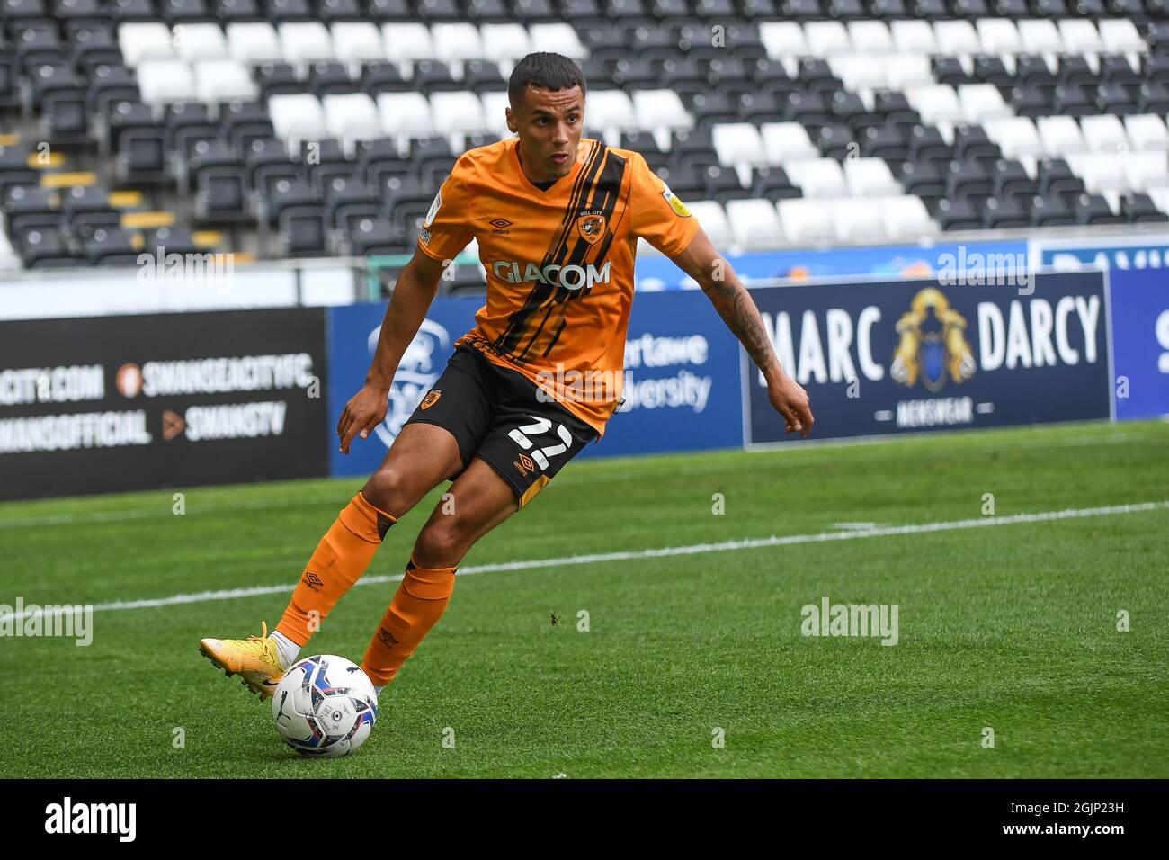 Tyler Smith #22 of Hull City in action during the game Stock Photo - Alamy