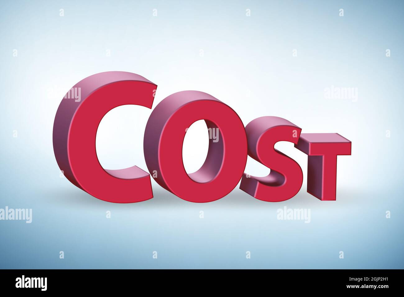 Cost optimisation concept with the falling costs Stock Photo - Alamy