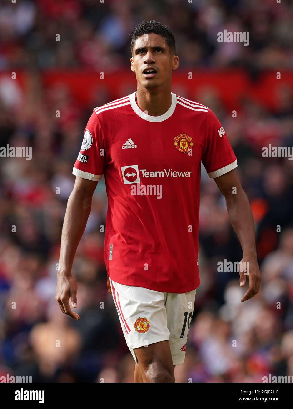 Manchester United's Raphael Varane during the Premier League match at ...