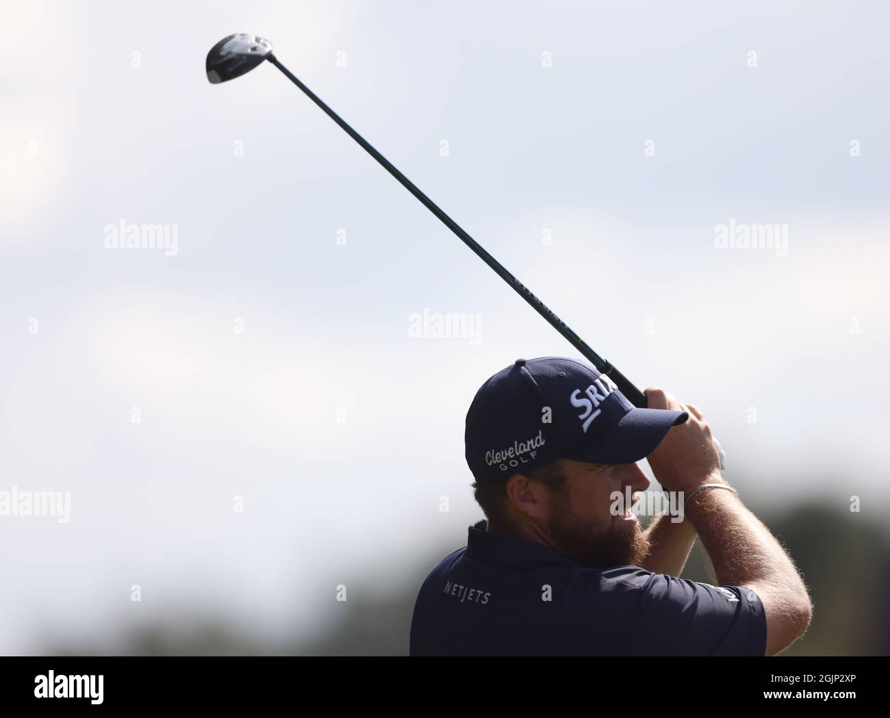Ireland's Shane Lowry teeing off on the 6th during day three of the BMW ...
