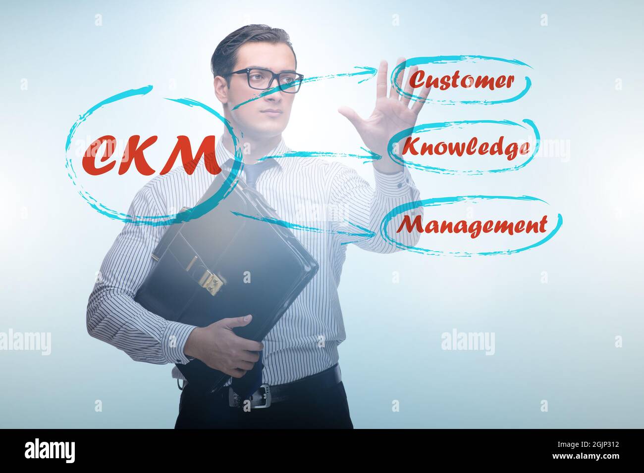Customer knowledge management (CKM) marketing concept Stock Photo - Alamy