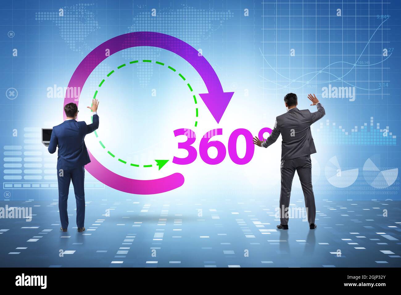 360 degree customer view for the marketing purposes Stock Photo - Alamy