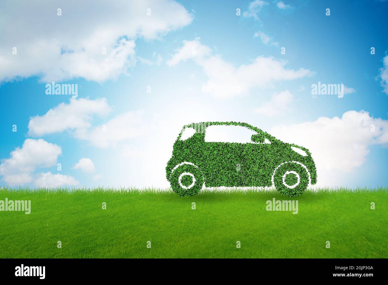 Concept of the ecological electric car Stock Photo - Alamy