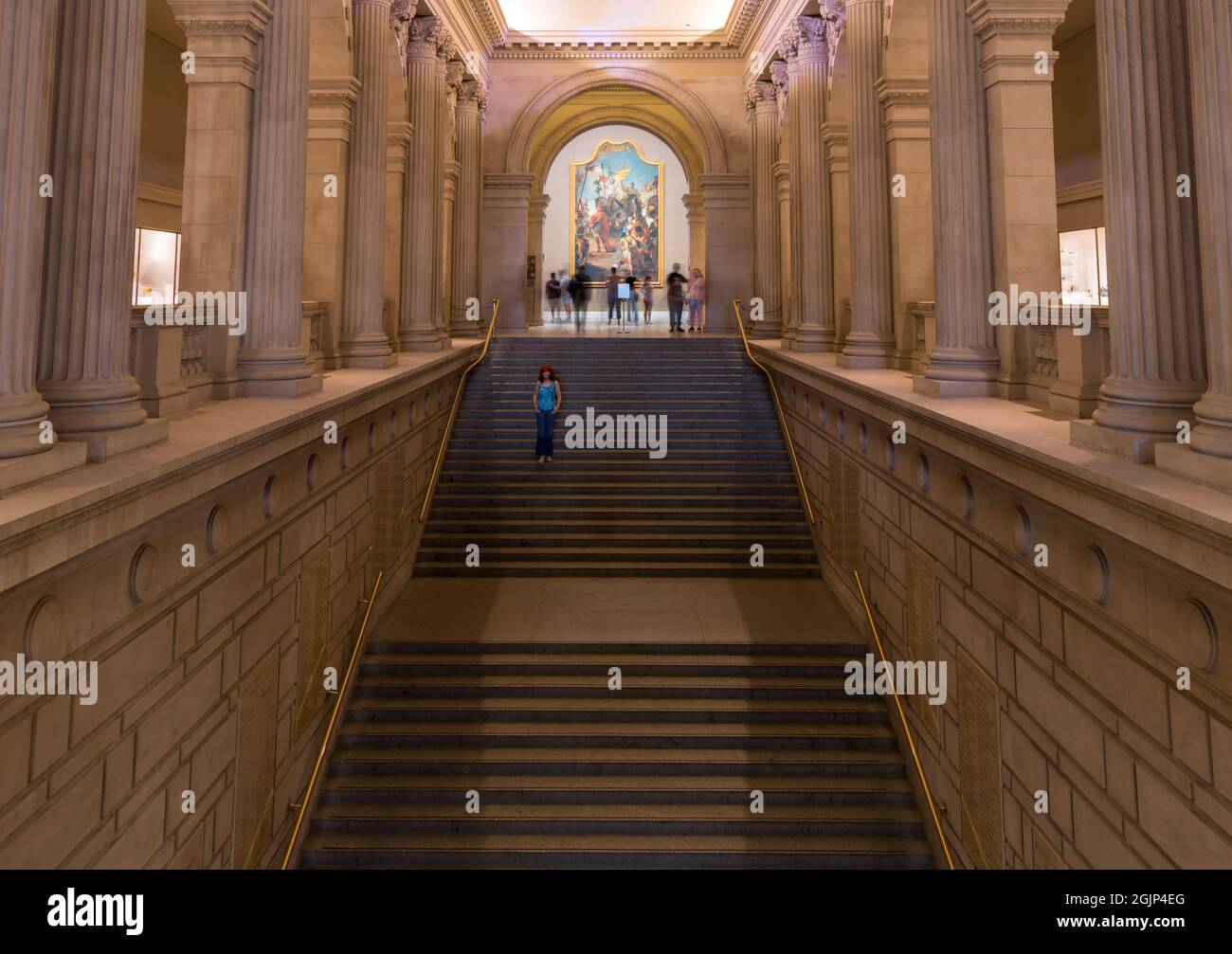 Stairs metropolitan museum hi-res stock photography and images - Alamy