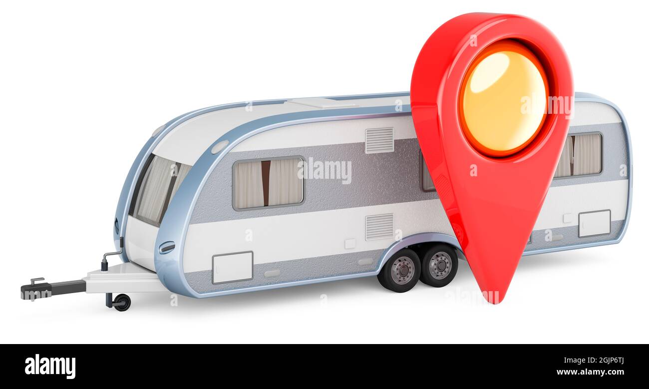 Map of camper hi-res stock photography and images - Alamy