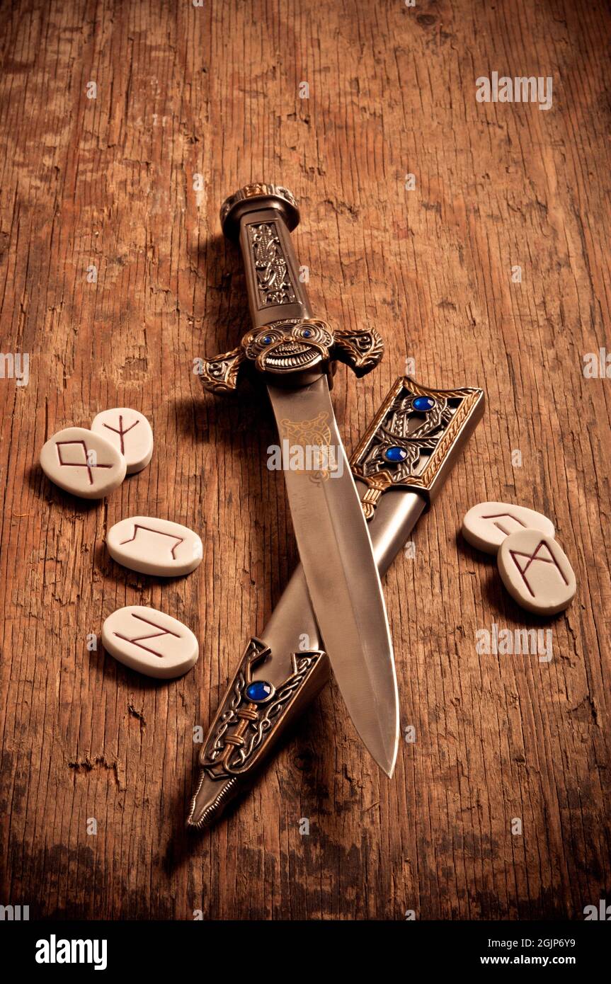 Viking runes hi-res stock photography and images - Alamy