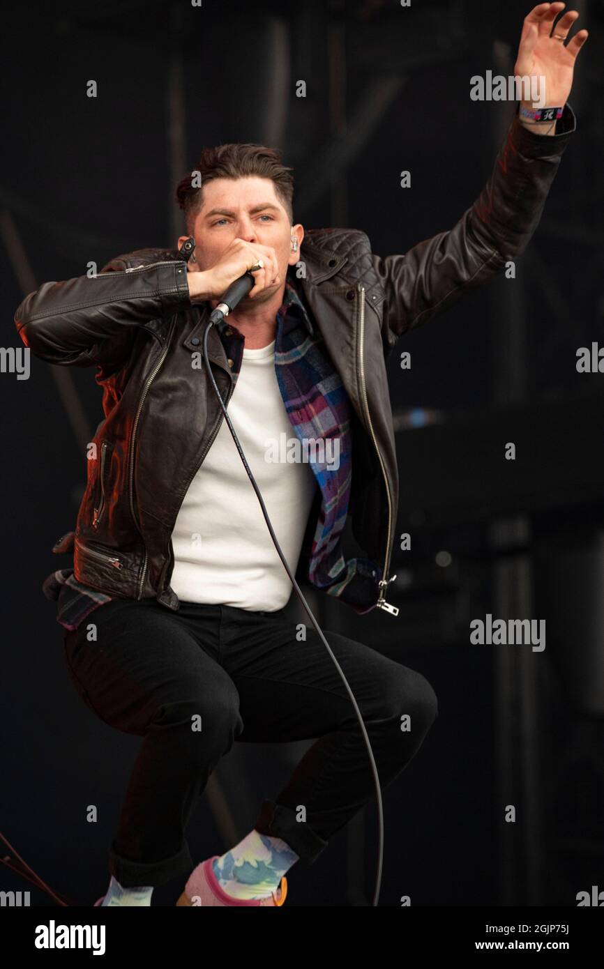 Glasgow, UK. 11th Sep, 2021. PICTURED: Lead Singer/Guitarist - Sam ...
