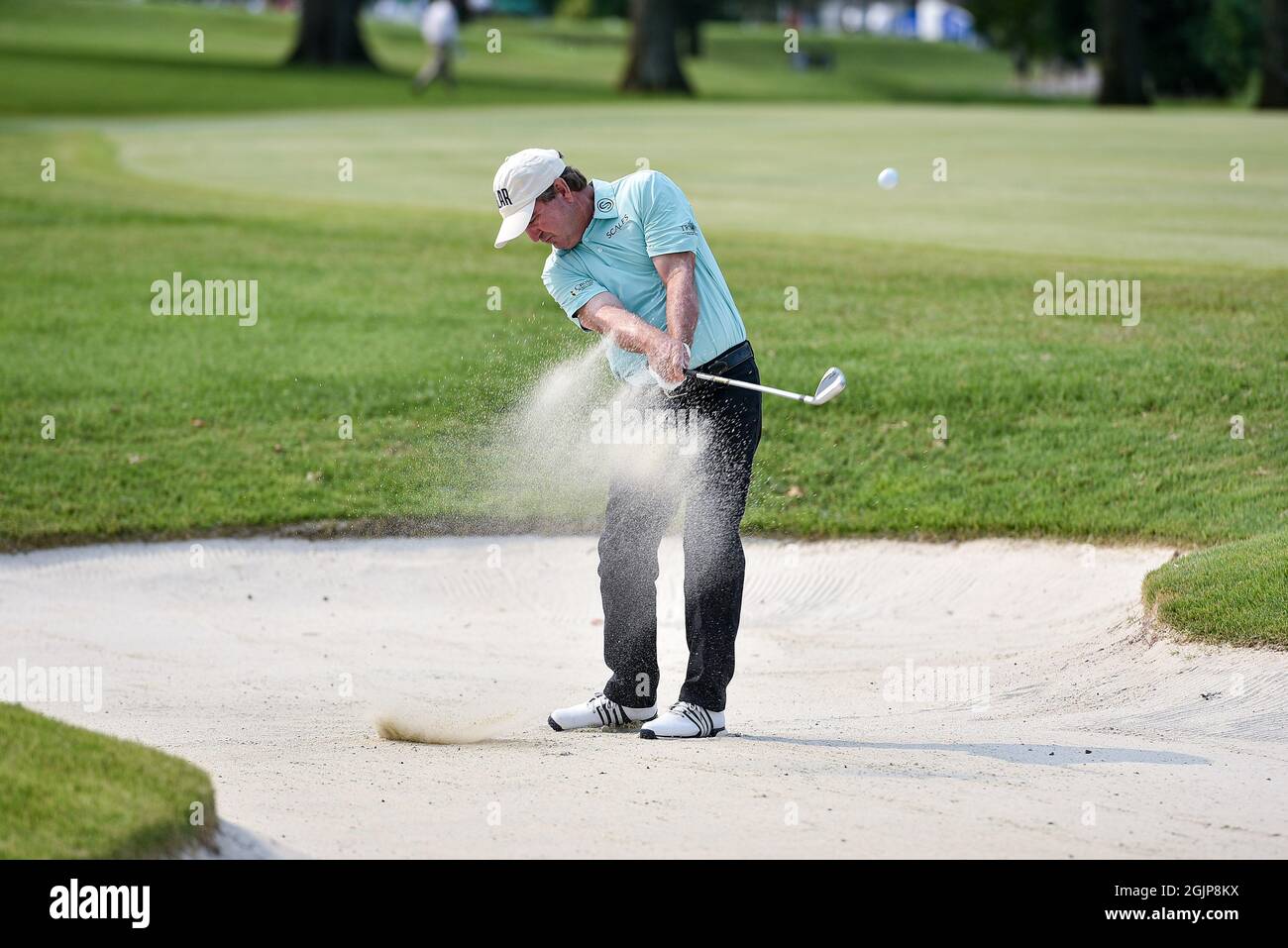 September 11, 2021: Gene Sauers from Savannah Georgia hits out of a ...